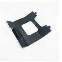 China Bending Spring Metal Stamping Clips Black Painting for sale