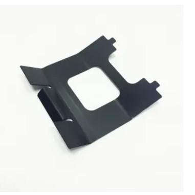 China Bending Spring Metal Stamping Clips Black Painting for sale
