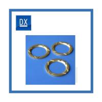 China Oil Groove Copper Gasket Sheet Metal Stampings Customized for sale