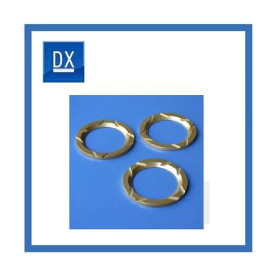 China Oil Groove Copper Gasket Sheet Metal Stampings Customized for sale