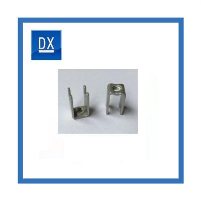 China Auto Wiring Terminal Metal Stamping Parts Plated Polishing for sale