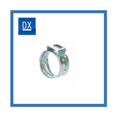 China Single Ear Hose Clamp Sheet Metal Stampings Painting for sale