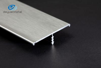 China Rose Gold Aluminum Transition Trim 6mm Width T6 Temper Andizing for wall and floor decoration for sale