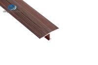 China 6063 Aluminum T Profiles 2500mm Anodized For foor decoration with anti-slip powder coating treament for sale