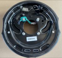 China Lever Trailer Brake Backing Plate 3500Lbs ALKO 10 Inch Brake Shoes Magnet Included for sale