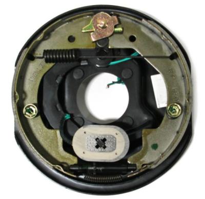 China 3500 Lbs 10 Inch Electric Trailer Brakes Backing Plates With Handbrake for sale
