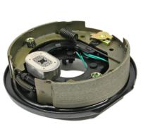China 3500 Lbs 10 Inch Electric Trailer Brakes Backing Plates With Handbrake for sale