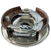 China Knott 200×50 Trailer Axle Back Plate Brake Shoe Bolt On Assembly for sale