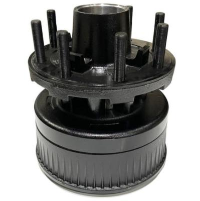 China Heavy Duty 15K Axles Trailer Hub Drum Assembly - 8 On 275mm Oil Bath for sale