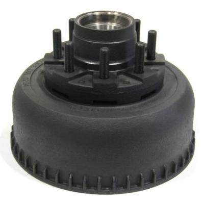 China 9K To 10K Trailer Hub Drum Assembly 8 On 6.5 Oil Bath Non ABS Drum After July 2013 for sale