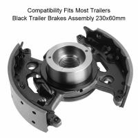 China Compatibility Fits Most Trailers Black Trailer Brakes Assembly 230x60mm for sale