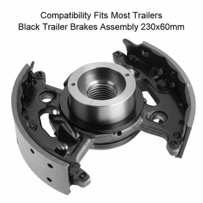 China Compatibility Fits Most Trailers Black Trailer Brakes Assembly 230x60mm for sale