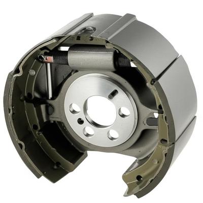 China 12V Voltage Brake Drum and Brake Shoe Assembly for Heavy-Duty Construction Vehicles for sale