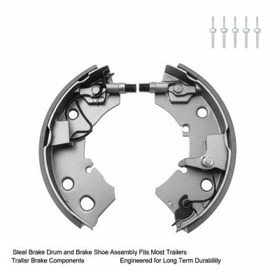 China Steel Brake Drum and Brake Shoe Assembly Fits Most Trailers Trailer Brake Components Engineered for Long Term Durability for sale