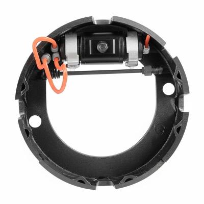 China Black Steel Electric Trailer Brakes Assembly Designed for Easy Installation and Maintenance on Multiple Trailer Models for sale