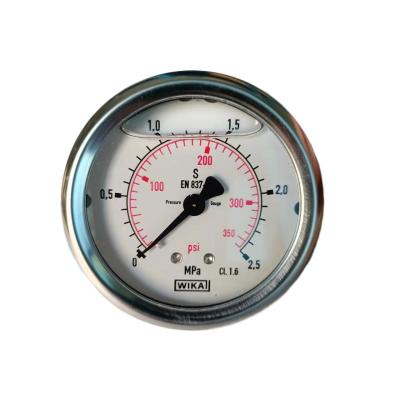 China Wika 213.53 Stainless steel, liquid filled, seismic resistant gauge for sale