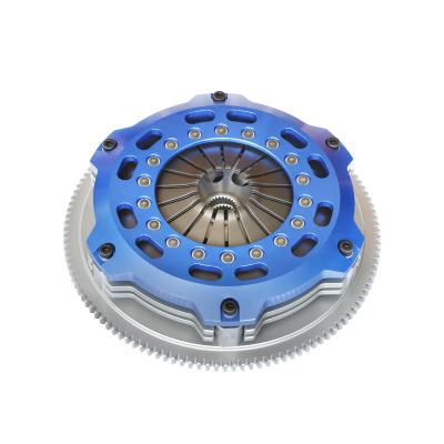 China High Performance Racing Clutch Twin Disc Toyota 2UR 3UR Racing Twin Plate Clutch  225mm for sale