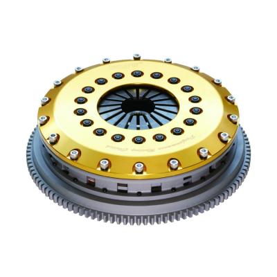 China Chromoly Steel 8.5inch Auto Clutch Kit Twin Plate Lancer Racing Clutch Kit for sale