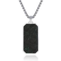 China Customized Men's Forged Carbon Fiber Pendant Jewelry Necklace Fashionable for sale