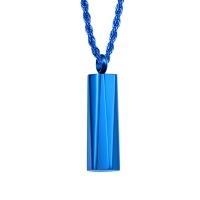 China Gift Occasion Bar Cremation Urn Necklace Stainless Steel Men and Women Cross Necklace for sale