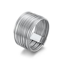 China Simple Glossy Spherical Stainless Steel Ring Gold Plated Stainless Steel Fashion Rings for sale