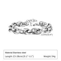 China Men's Classic Style Stocked Stainless Steel Bracelet with Inlay Setting Technology for sale