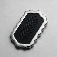 China Customizable Retro Geometric Stainless Steel Men's Pendant for sale