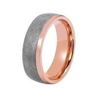China 7mm Stainless Steel Custom Tantalum Ring Rose Gold  Handmade Pure Tantalum Men's Bands for sale