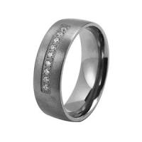China Custom Pure Tantalum Jewelry Round Edges 7mm Stone Setting for sale