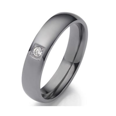 China Custom Logo Tantalum Jewelry Blank Men Engagement Rings 7mm for sale