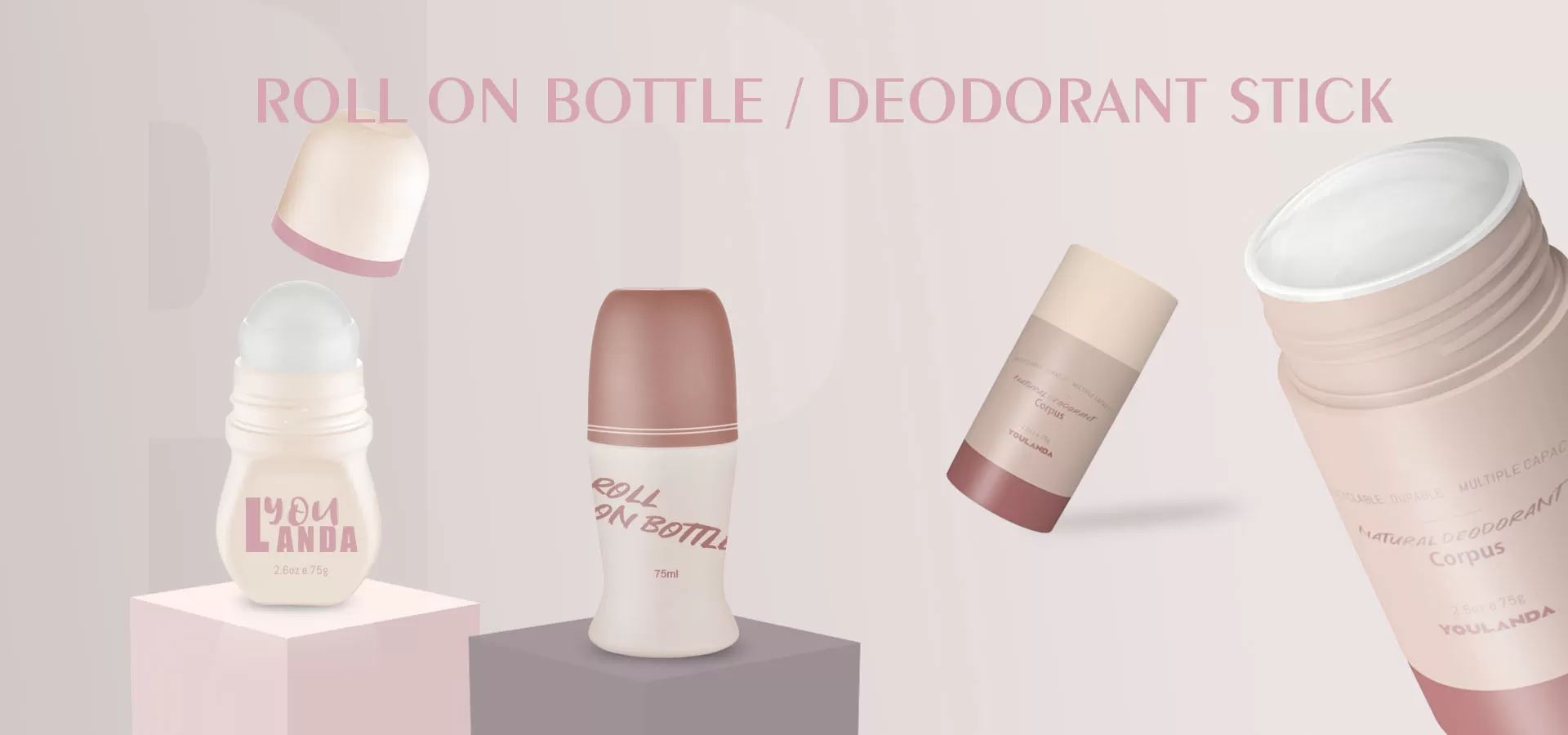 Types of Cosmetic Roll-On Bottles