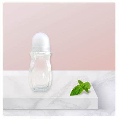 China OEM ODM Glass Roller Bottles Roll On Bottle Clear Deodorant Roller Container for sale