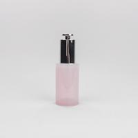 China Customizable 30ml PETG Pink Dropper Bottles  Dropper Container With Press Top Dropper for sale