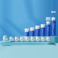 China Airless Bottle 30ml 50ml 80ml 00ml 150ml  200mlPlastic Airless Bottle PP Airless Bottle Set With 10 Pump Head for sale