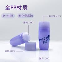 China PP 50ML Empty Roll On Bottles For Essential Oils Plastic Roll On Bottles Roll On Deodorant Bottles for sale