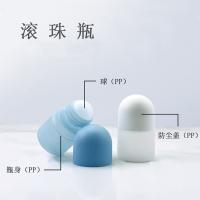 China Eco-Friendly PP 20ml Mini Roll On Perfume Bottles Plastic Ball Roller Bottle For Cosmetic Packaging for sale