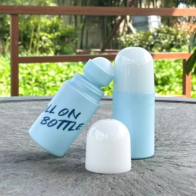 China 50ml Perfume Oil Roll On Bottles PP Empty Roll On Deodorant Bottles for sale