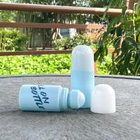 China 50ml Perfume Oil Roll On Bottles PP Empty Roll On Deodorant Bottles for sale