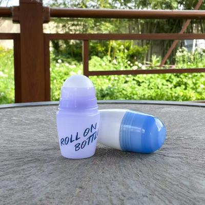 China Yuyao 50ml Custom Roll On Bottles For Deodorant Leak Proof Roll On Bottles For Skincare for sale