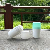China Refillable Roll On Perfume Bottles Plastic With Cap , Clear Roll On Bottles For Essential Oils for sale