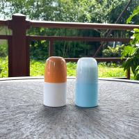 China PP Refillable Rollerball Perfume Bottle 50ml Rollerball Perfume Container for sale