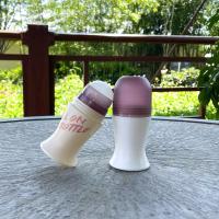 China Plastic 75ml Refillable Roll On Bottle Empty Perfume Bottles Deodorant Roller Bottle for sale