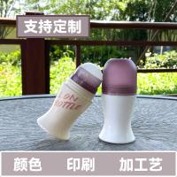 China Plastic 75ml Refillable Roll On Bottle Empty Perfume Bottles Deodorant Roller Bottle for sale