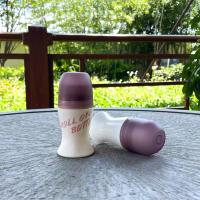 China Plastic 75ml Refillable Roll On Bottle Empty Perfume Bottles Deodorant Roller Bottle for sale