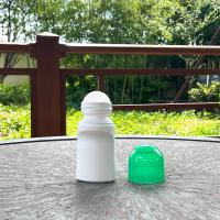 China Flat 75ml Roller Deodorant Container Skincare PP Plastic Cosmetic Deodorant Bottle Under Arm Roll On Deodorant Bottle for sale