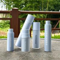 China Eco-friendly PET 15ml 30ml 50ml Refillable Airless Bottle Pet Pump Bottle Recyclable Airless Pump Bottles Cosmetic for sale