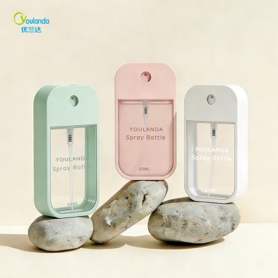 China Factory 30ml 45ml Plastic Portable Alcohol Hand Sanitizer Credit Card Spray with Credit Card Bottle Spray for sale