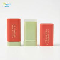 China Custom 15g Deodorant Packaging 20g Empty Oval Deodorant Stick Container Refillable Round Twist Up Tubes Packaging For Deodorant Stick for sale