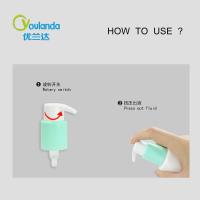 China Precision 0.5ml/T Discharge Lotion Pump with 24/410 Closure and Left-right Clip Lock for Skincare for sale