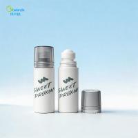 China 88ml White Empty Roll On Perfume Bottles Antiperspirant Roller Ball Packaging for sale